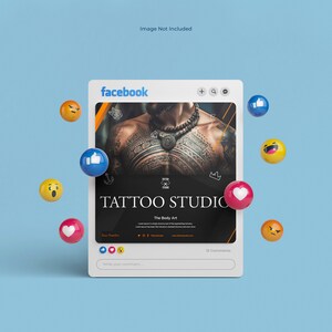 Tattoo Flyer Design / Tattoo Studio İnstagram Post / Tattoo Artist ...