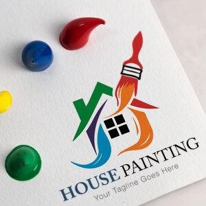 Custom Painting Logo Bundle | Design Art for Business Identity / House ...