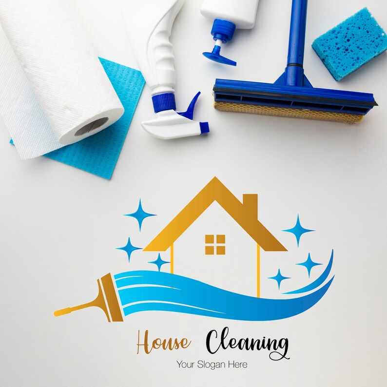 Modern Cleaning Service Logo Kit - Perfect for Your Cleaning Business ...