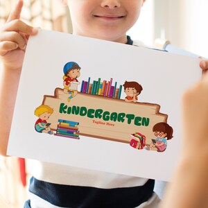 Kindergarten Logo Design / Editable Preschool Logo / Child Care Logo ...