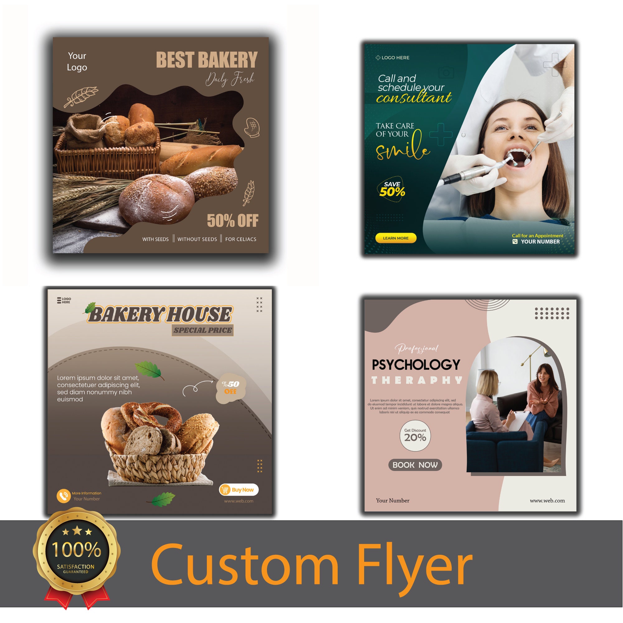 Custom Flyer Design / Professional Flyer / Graphic Designer / Custom ...