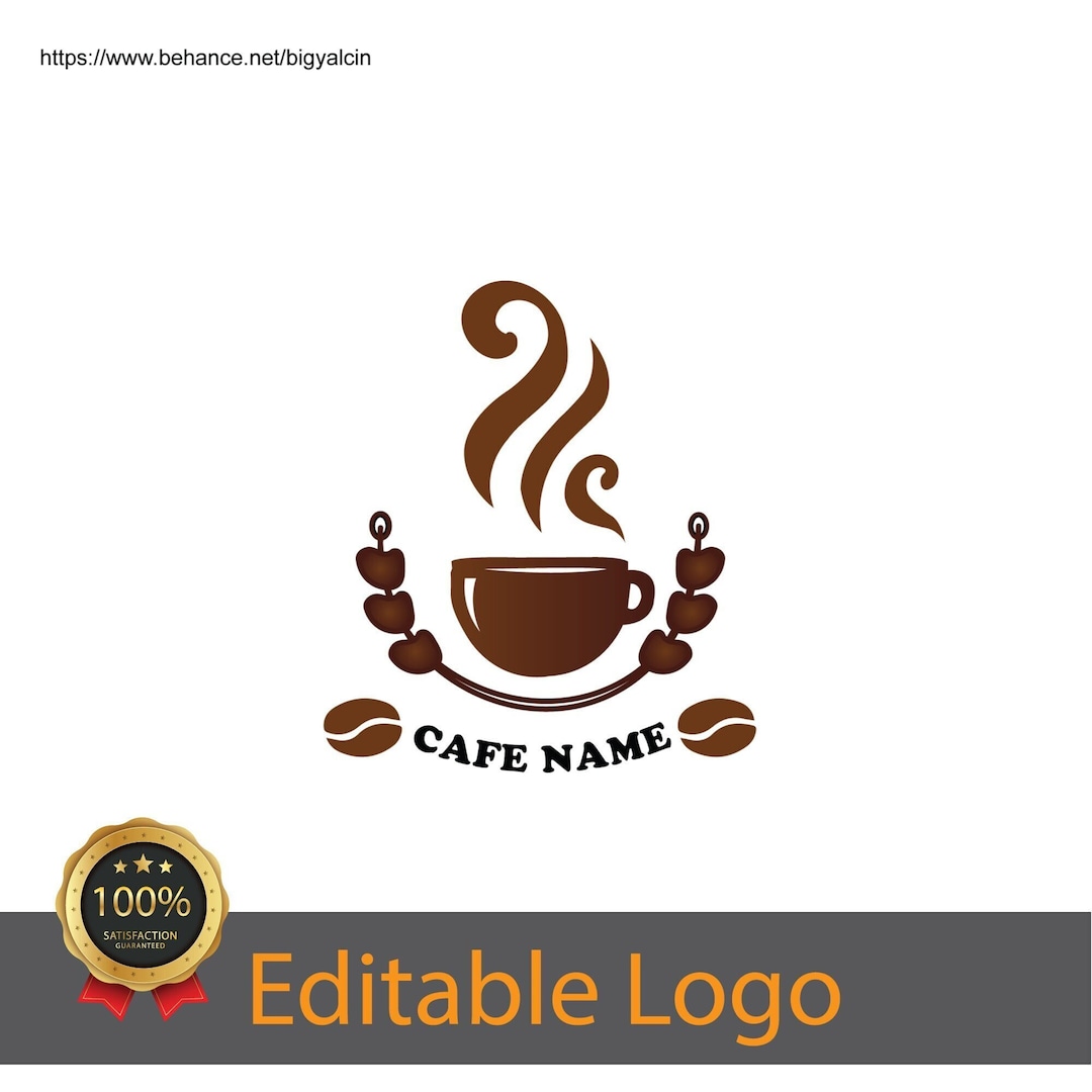 Cafe Logo / Coffee Logo Design / Drinks Logo Design / Cup Logo ...