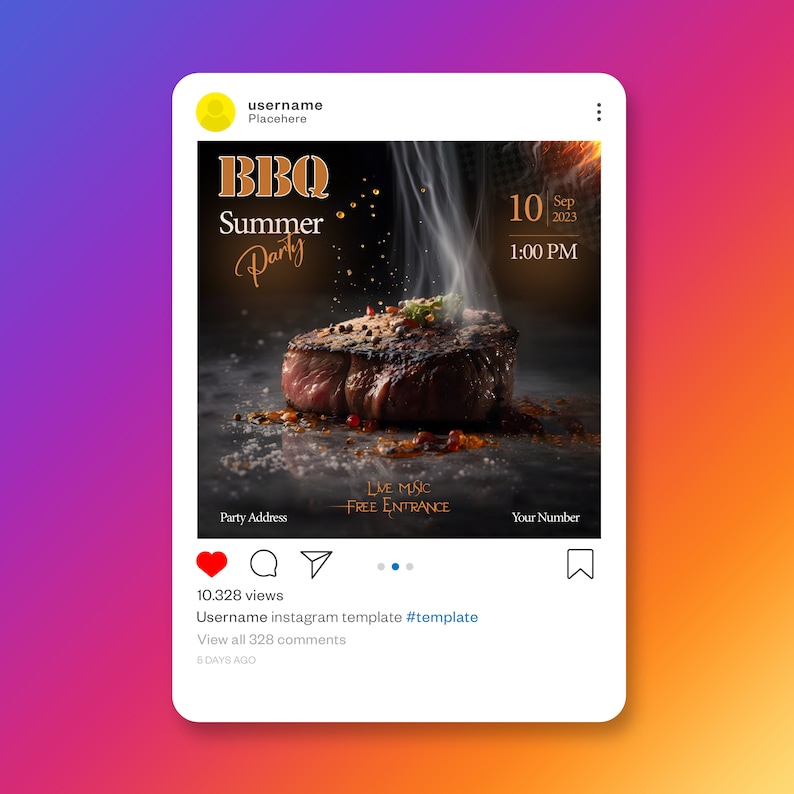 BBQ Party Flyer - Design Your Own Cookout Promotions! / BBQ Cookout ...