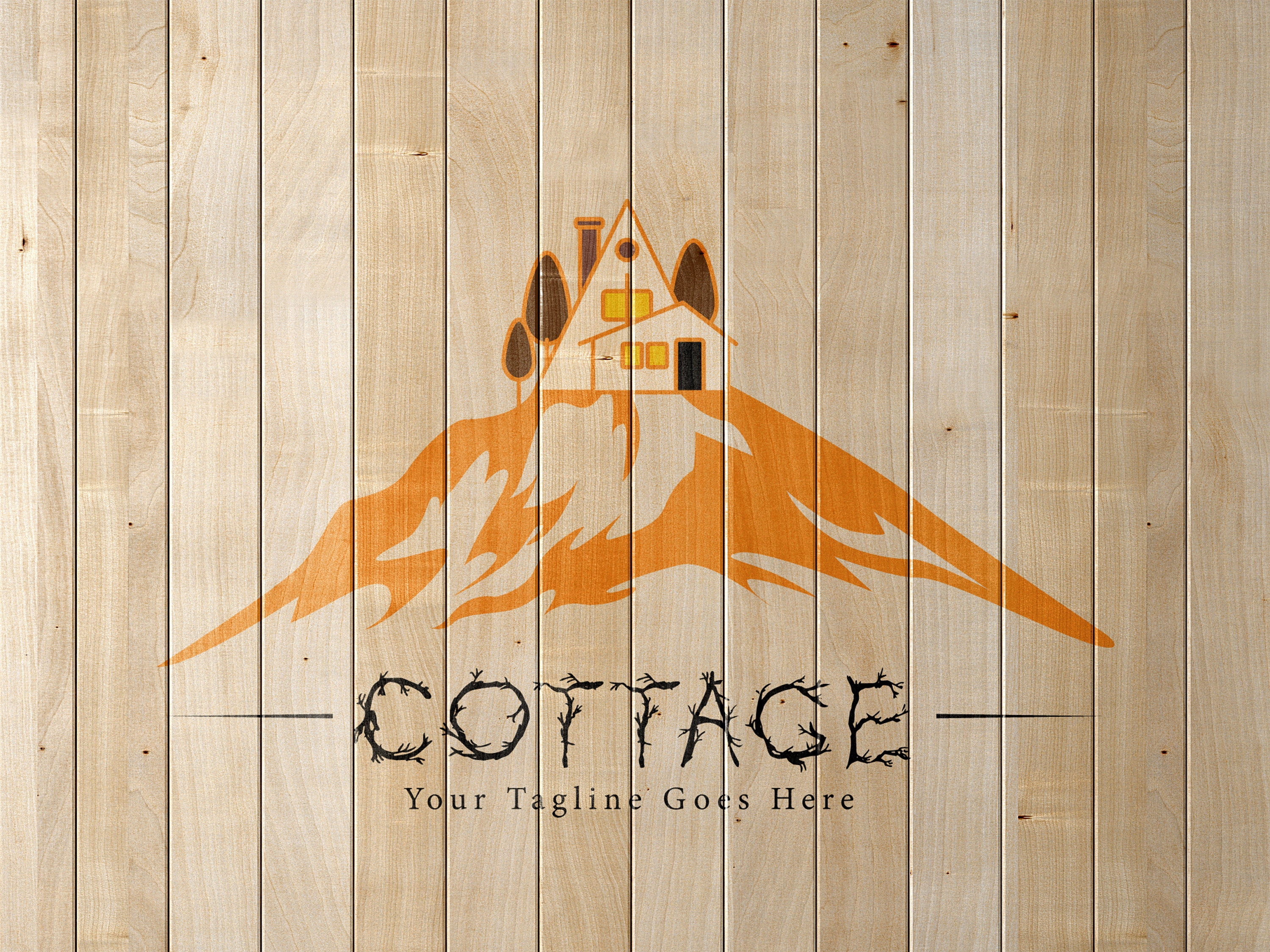 Charming Cottage Logo Design Personalized Branding for Cottagecore ...