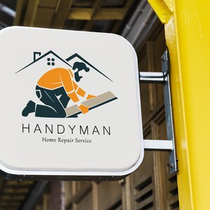 Handyman Service Logo - Perfect for Home Repair and Renovation Business ...