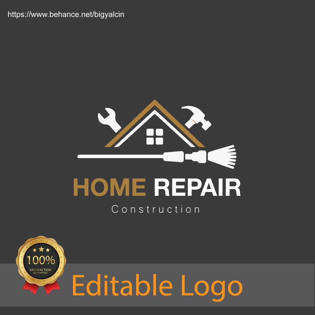 Home Repair & Remodeling Logo / Personalized Handyman Logo / Modern ...