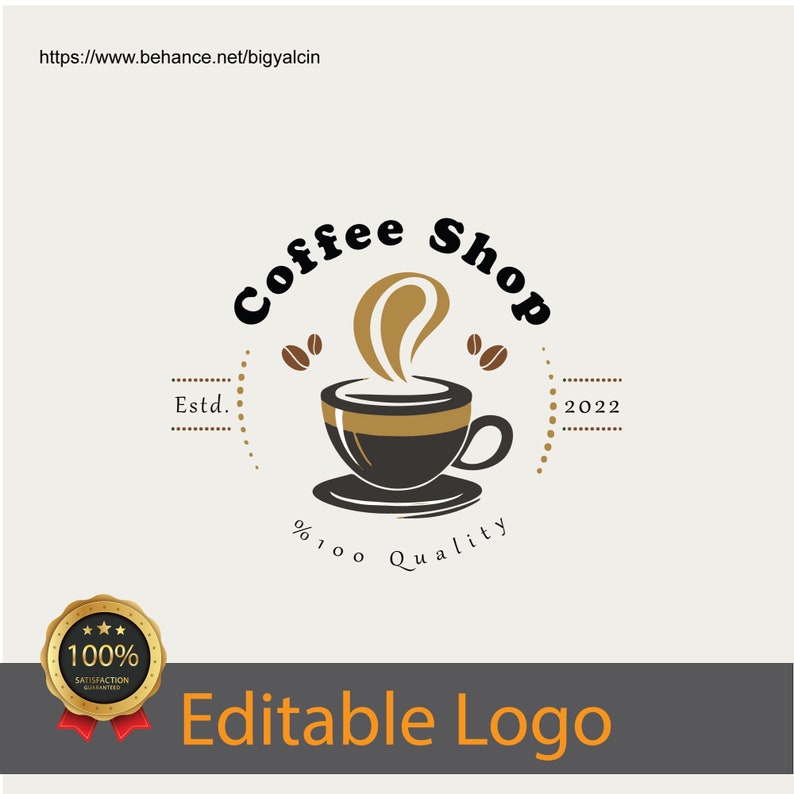 Premium Coffee Logo - Custom Branding for Cafés & Baristas / Coffee ...