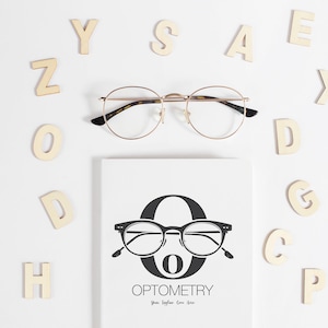 Stylish Eyeglasses Logo Design / Optical Logo / Custom Optician Logo ...
