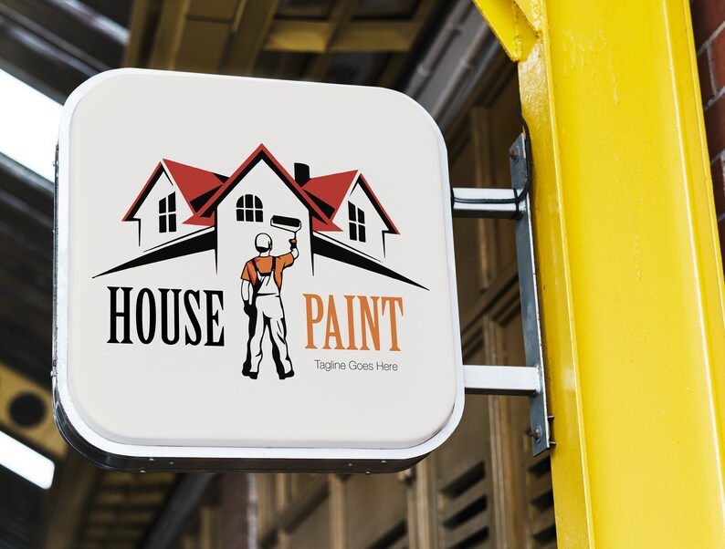 Modern House Painting Logo - Professional Graphic Design for Painting ...