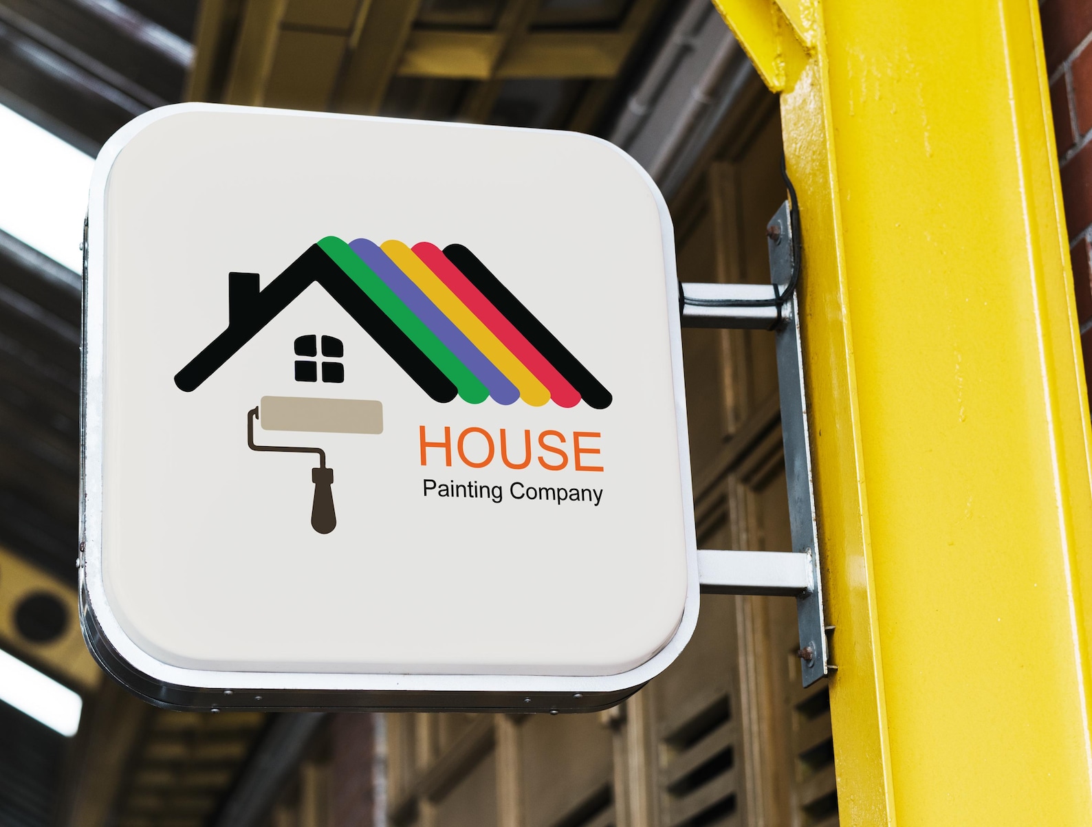 Custom House Painting Logo / Renovation Business Branding (AI, PDF, JPG ...