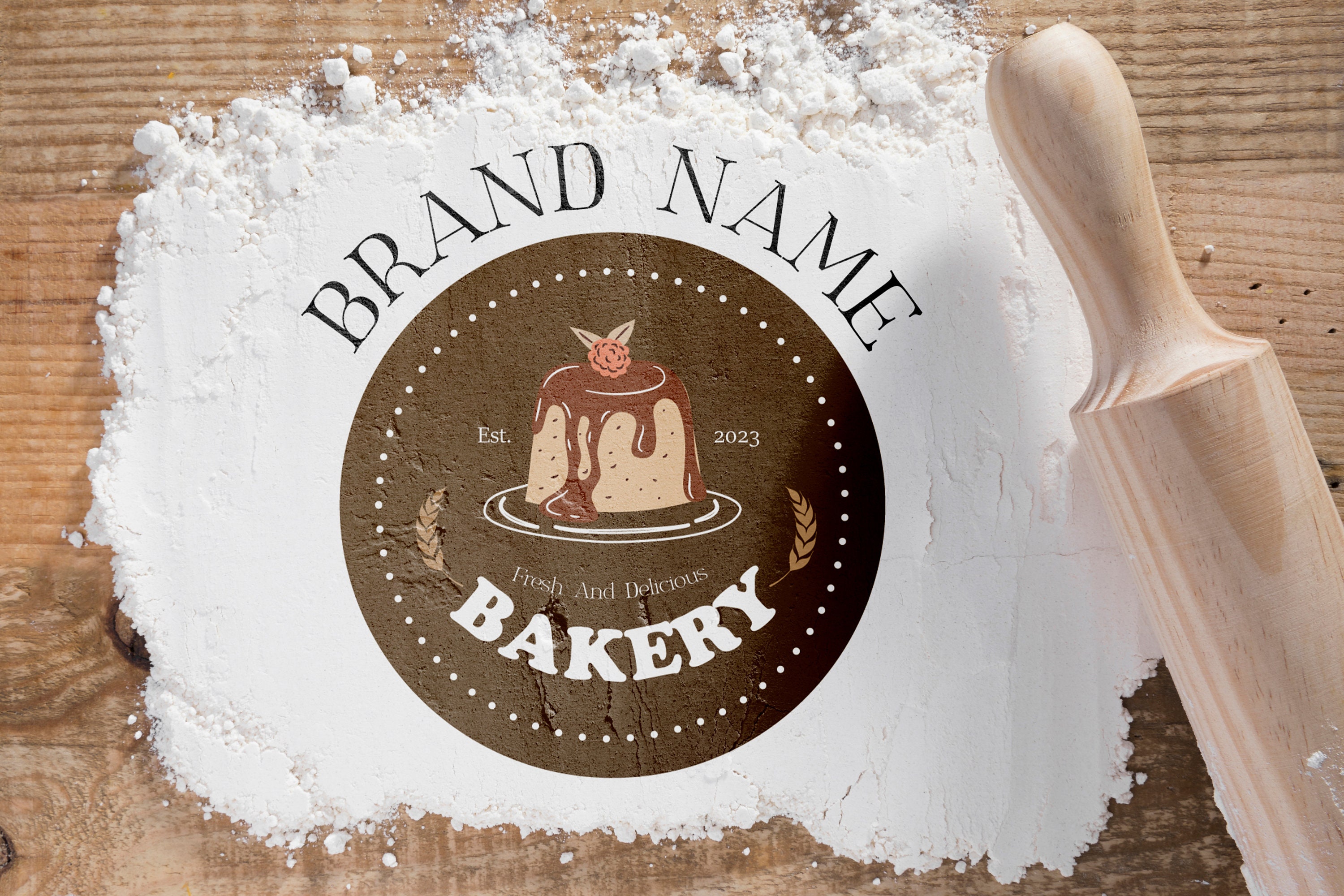 Logo for Bakery / Diy Baking Logo Design / Cake Shop Logo / - Etsy