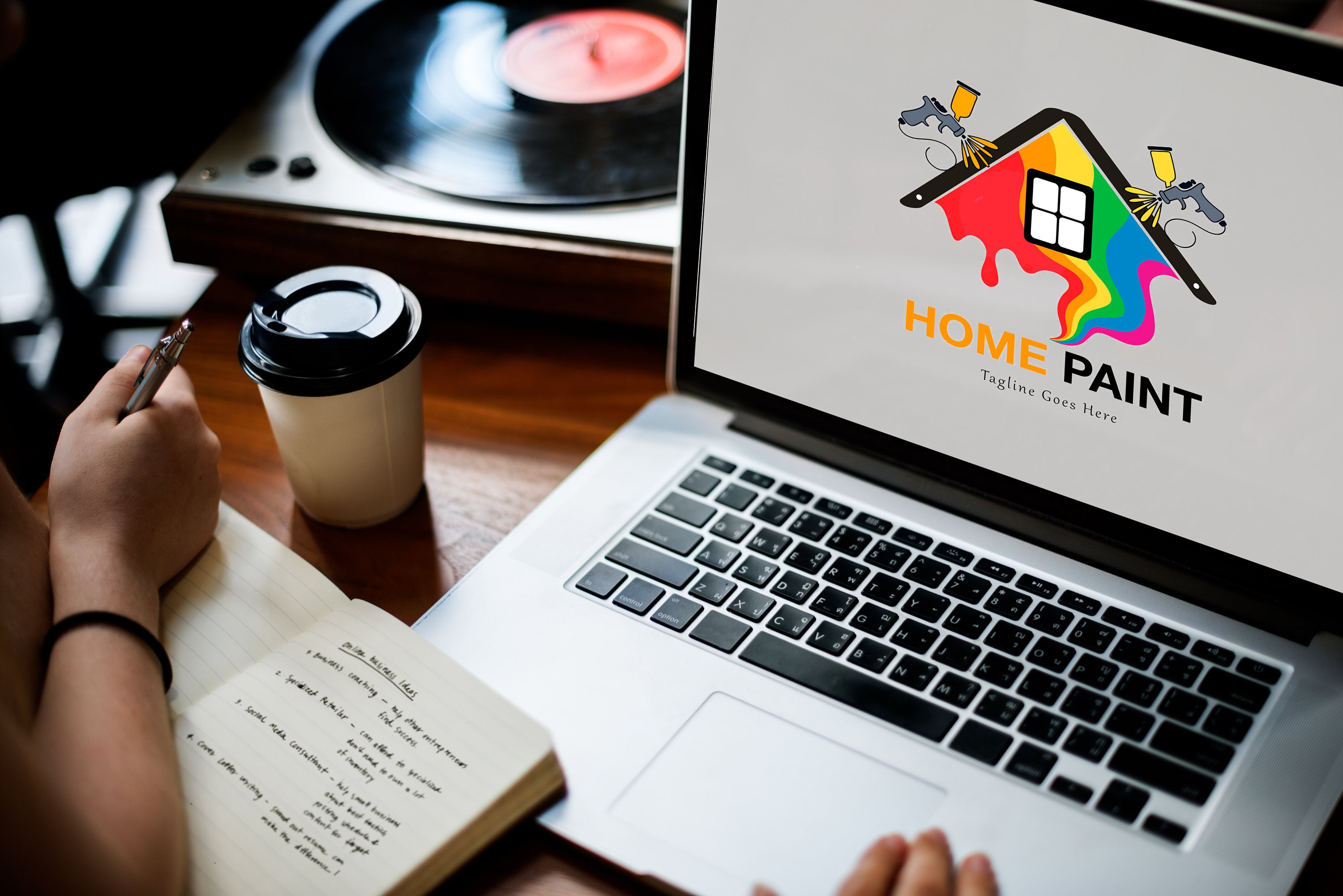 Custom House Painter Logo Design - Personalized Branding / Colorful ...