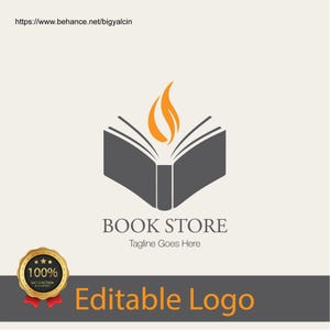 Premade Book Logo Design / Writer Logo / Blogger Logo / Author Logo ...