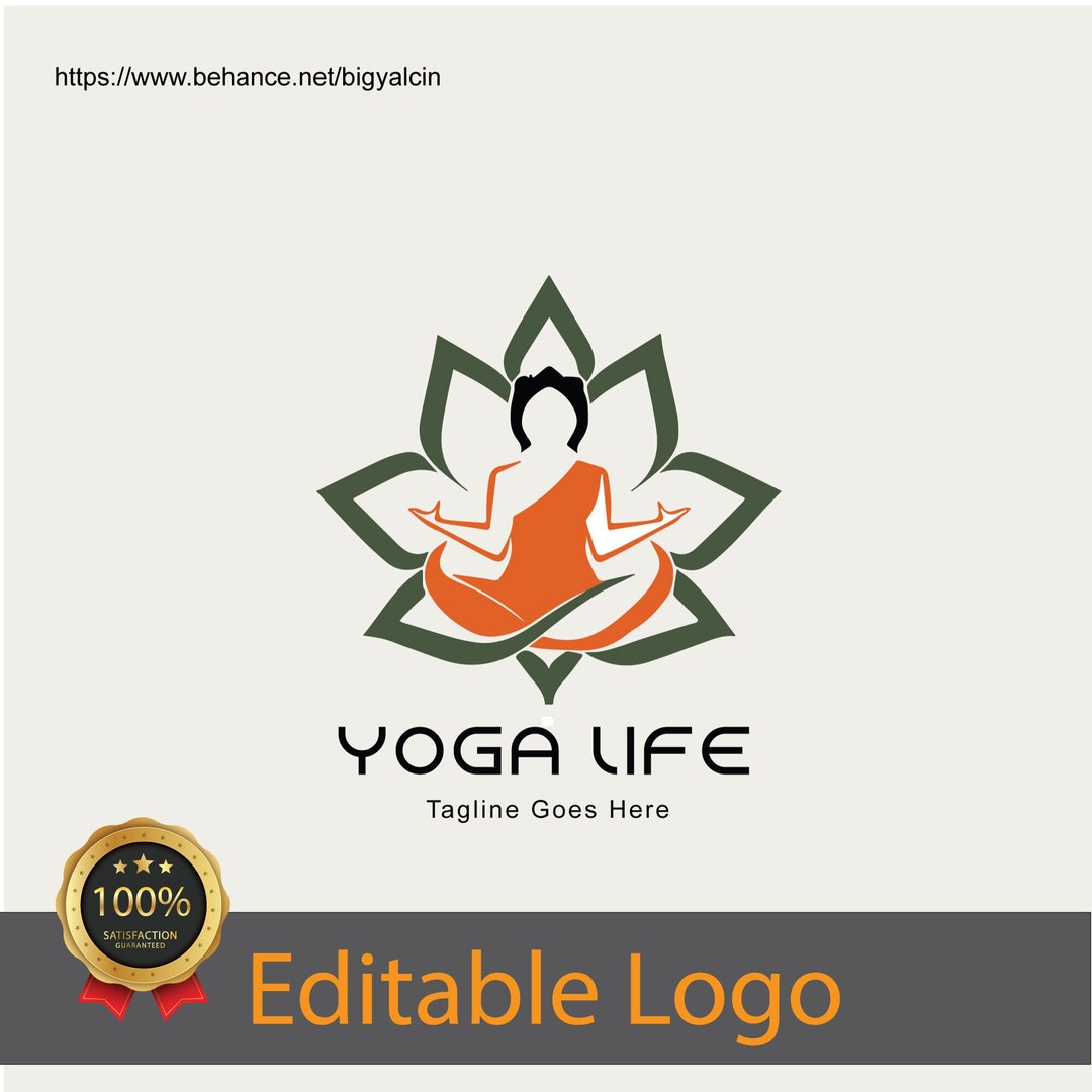 Stylish Yoga & Wellness Logo Design Custom Branding for Yoga / Unique ...