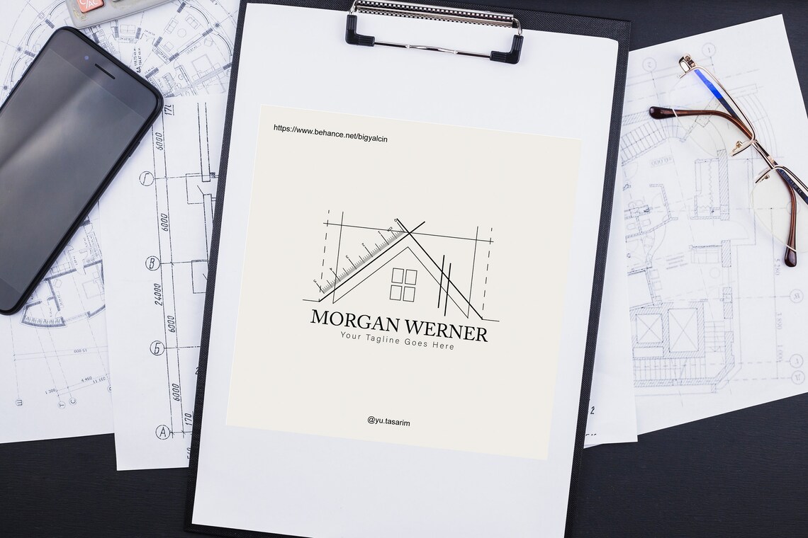 Sleek Architech Logo Design Custom Business Branding / Modern ...