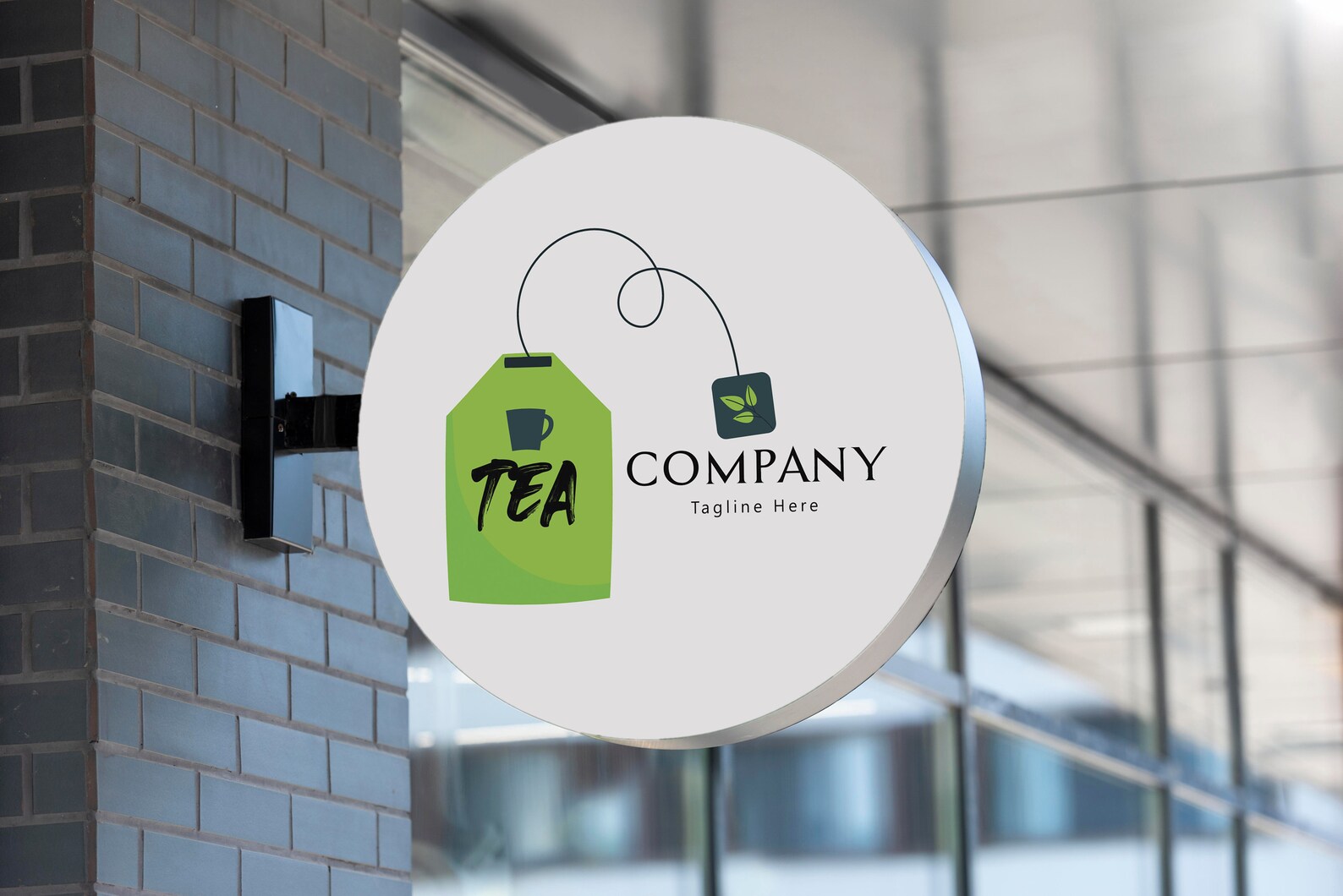 Charming Tea Shop Logo Design / Customizable Cafe Branding / Digital ...