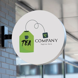 Charming Tea Shop Logo Design - Customizable and Unique / Modern Cafe ...