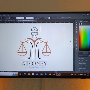 Professional Law Logo Services - Stylish Attorney Branding / Custom Law ...