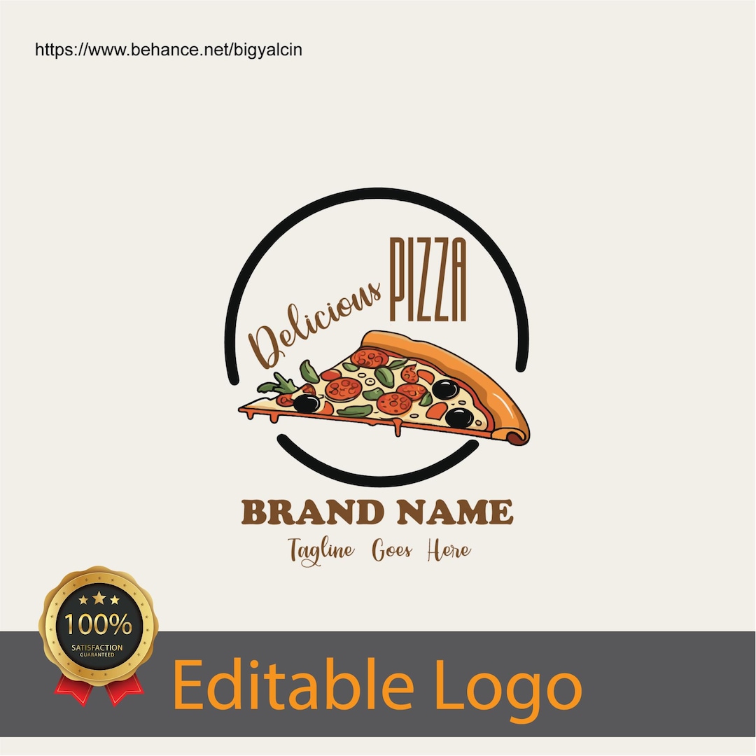 Pizzeria Logo Design / Pizza Slice Logo / Pizza Restaurant Logo / Pizza ...