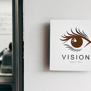 Custom Optometry Logo Design: Editable Eye Care Clinic Branding (AI ...