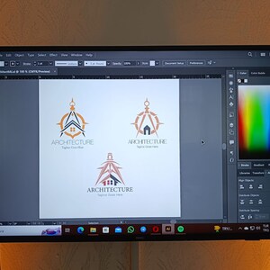 Professional Architect Logo Set Featuring Stylish Compass Designs ...
