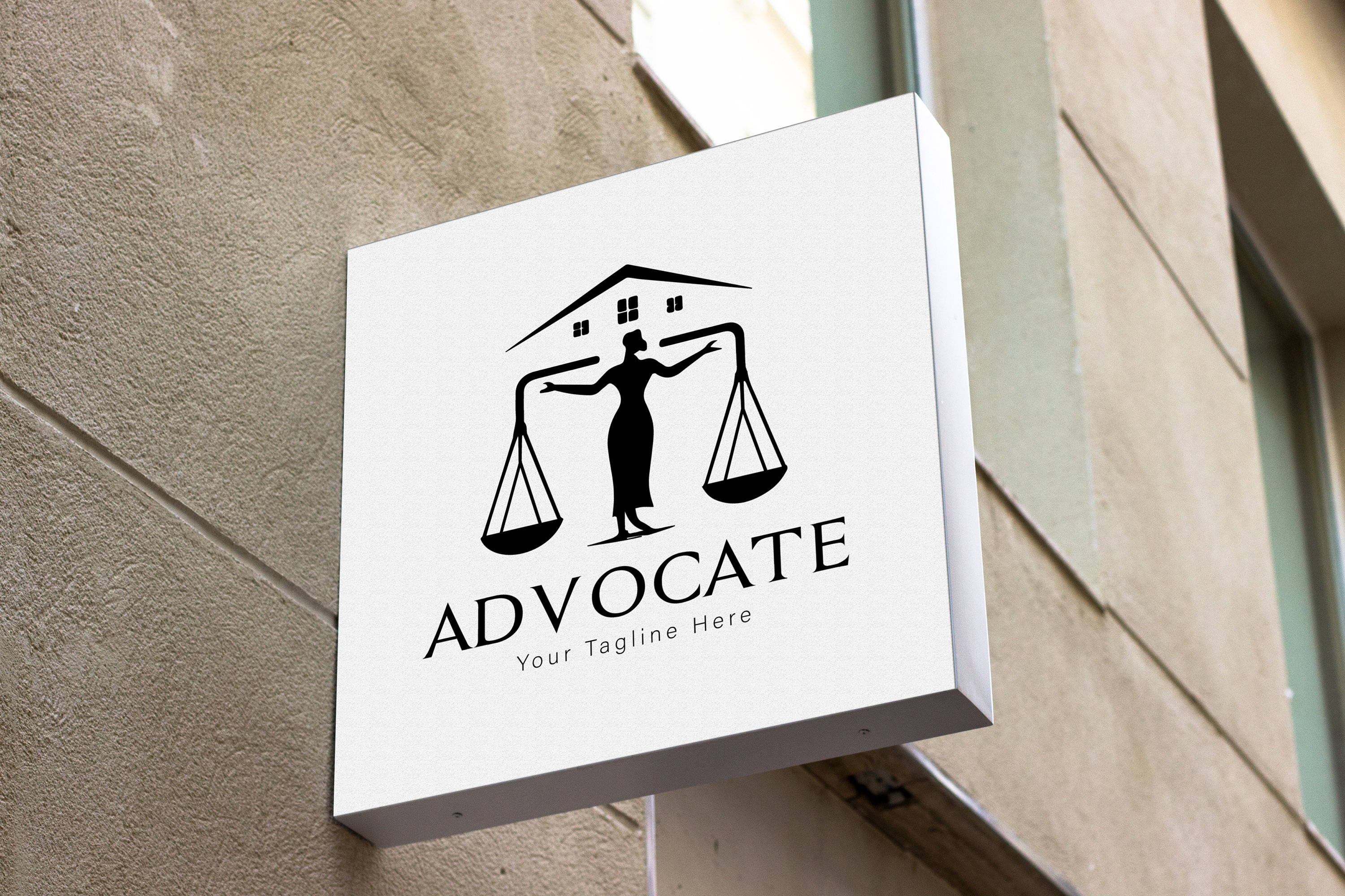 Law Logo for Woman / Law Office Logo / Lady Law Logo / Lady - Etsy