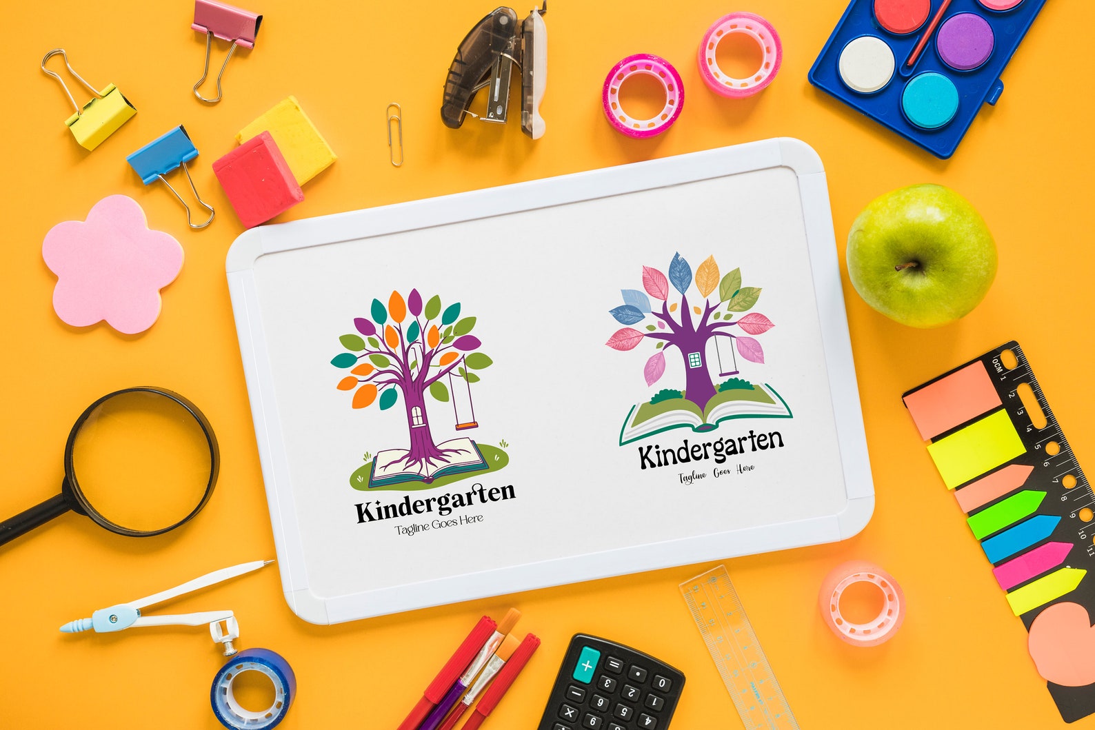 Cute Kindergarten Logo Kit Classroom Decor Essentials / Custom ...