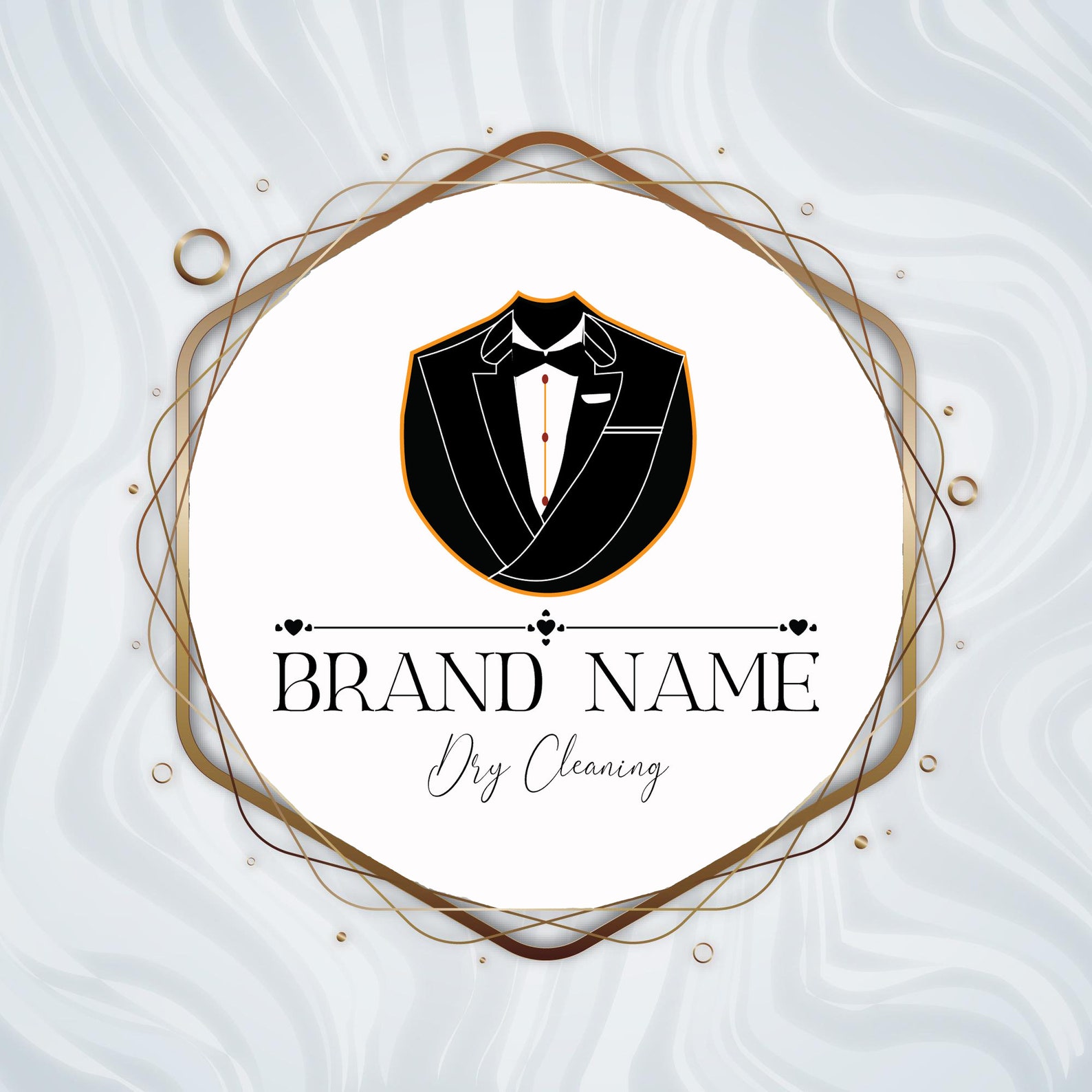 Logo for Dry Cleaning / Tuxedo Logo / Dry Cleaner Logo Design / Tailor ...