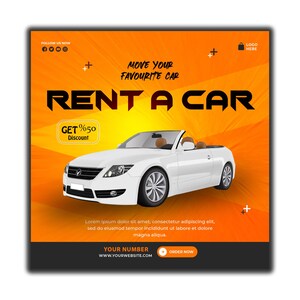 Car Rental Flyer Bundle – 3-in-1 Editable Templates for Auto Businesses ...