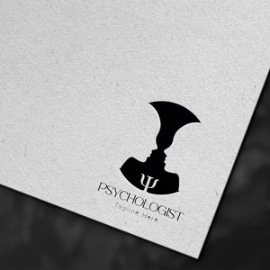 Modern Psychologist Logo Badge - Personalized Mental Health Brand ...