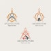 Professional Architect Logo Set Featuring Stylish Compass Designs ...