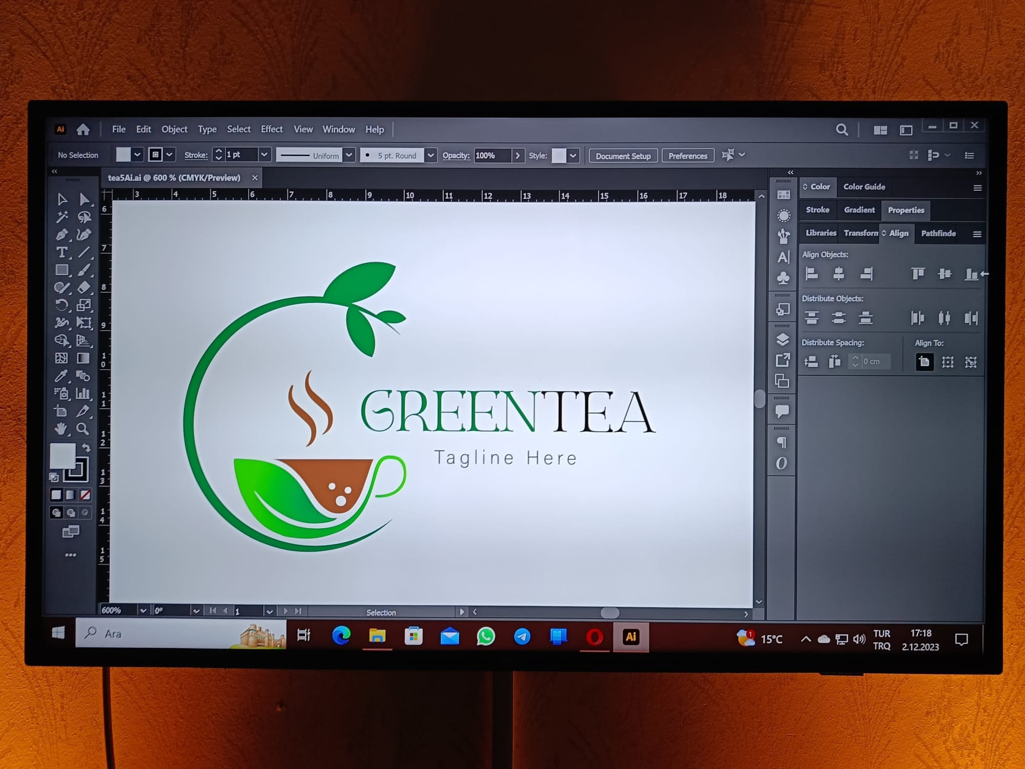 Tea Logo Design / Tea Shop Logo / Diy Tea Cup Logo / Instant Download ...
