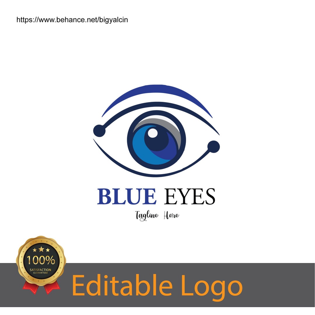 Editable Optometry Logo Design: Eye Health, Optical Shop Logo (AI, PDF ...