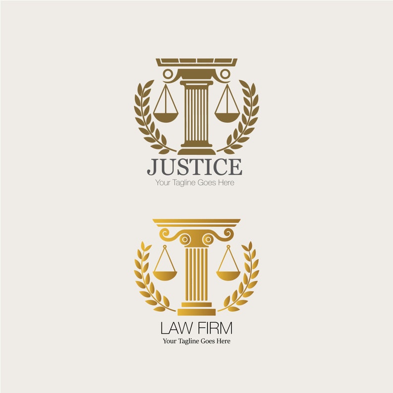 Modern Law Firm and Lawyer Logo Design Bundle - Professional and ...