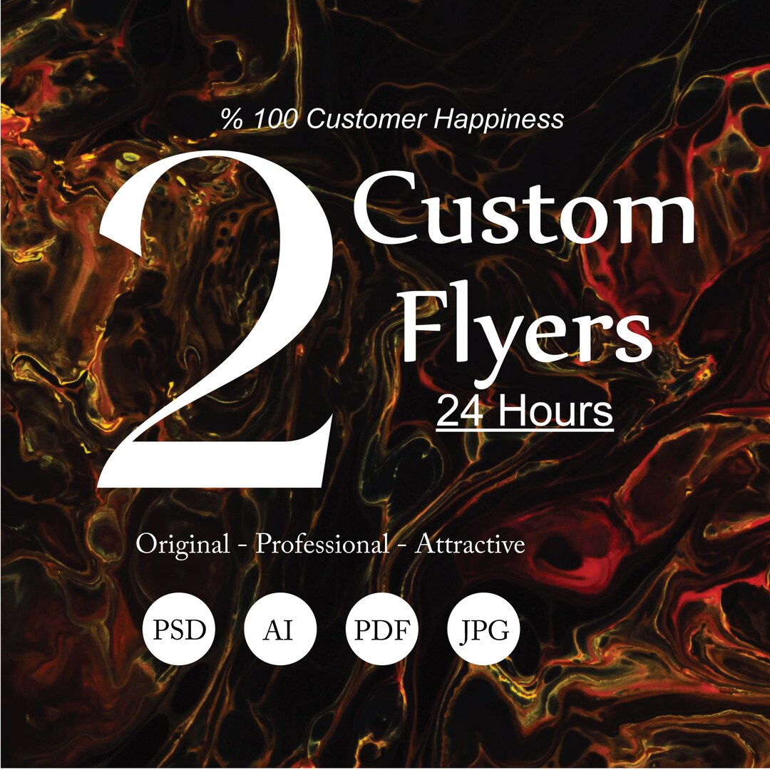 Luxury Flyer Design Service - Tailored to Your Needs / Bespoke Custom ...