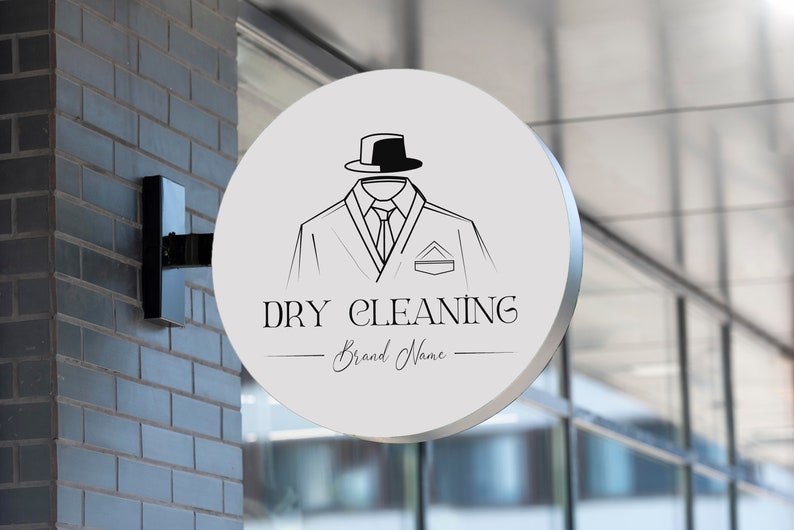Dry Cleaning Logo / Clothes Washing Logo / Dry Cleaner Logo Design ...