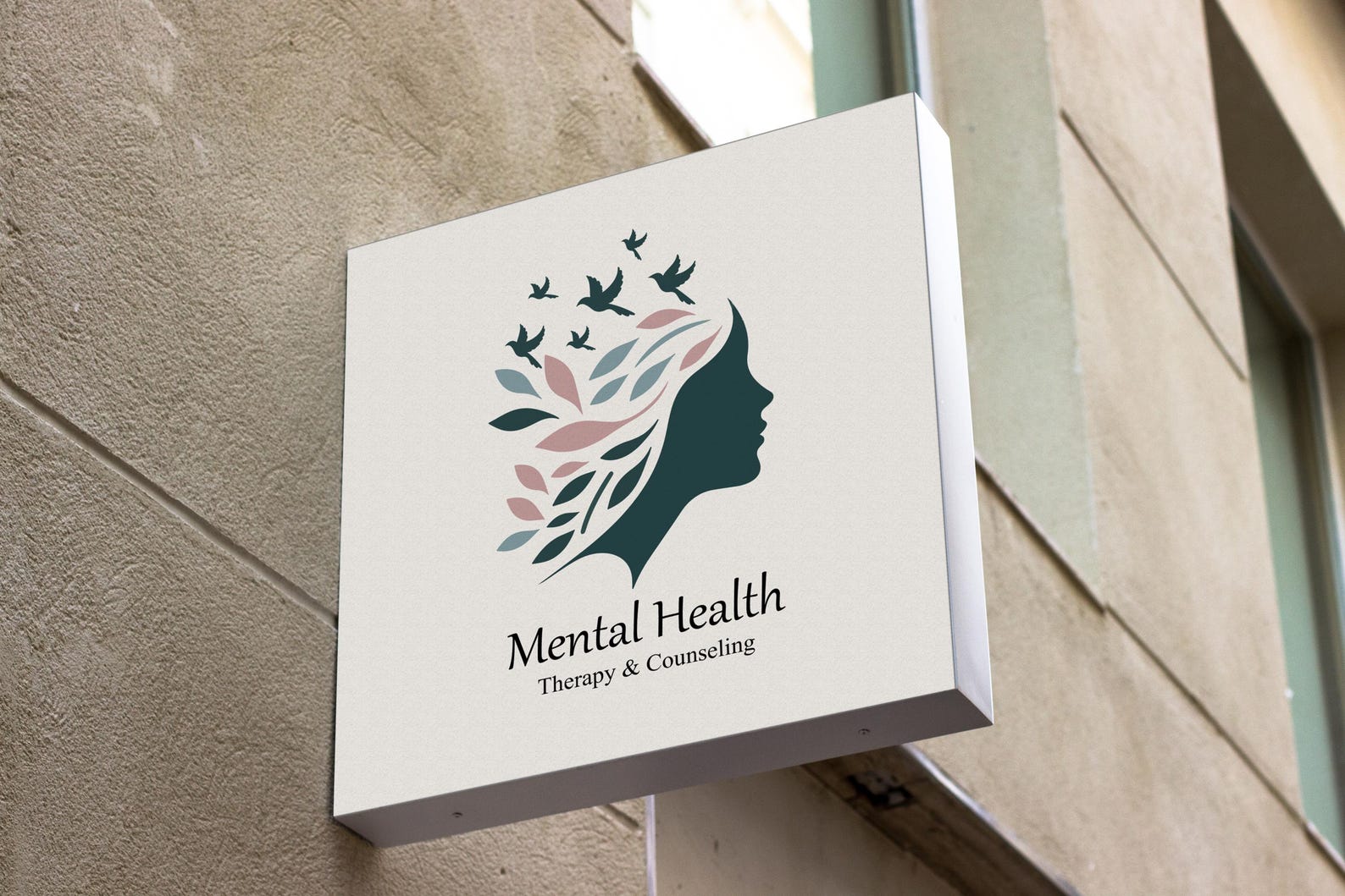 Therapist & Counselor Logo / Psychology Logo Design / Holistic Logo ...