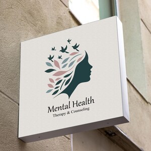 Therapist & Counselor Logo / Psychology Logo Design / Holistic Logo ...