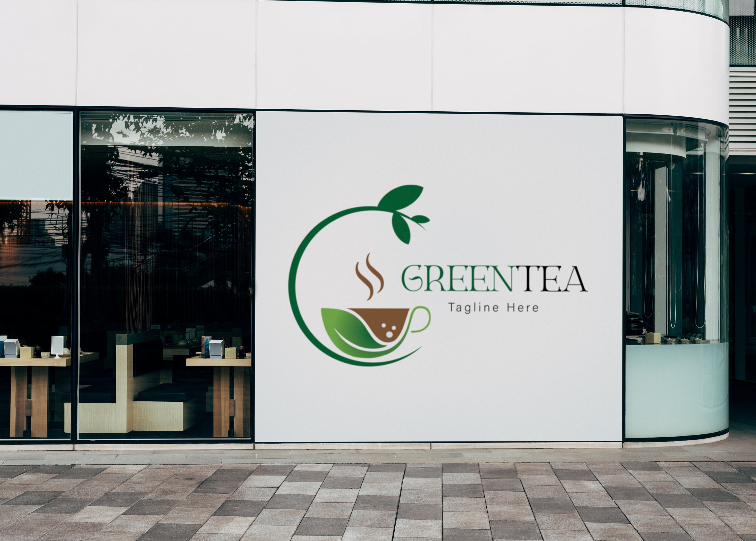Tea Logo Design / Tea Shop Logo / Diy Tea Cup Logo / Instant Download ...