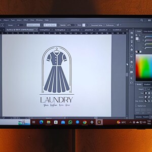 Custom Dry Cleaning Logo / Laundry Service Logo / Dry Cleaner Logo ...