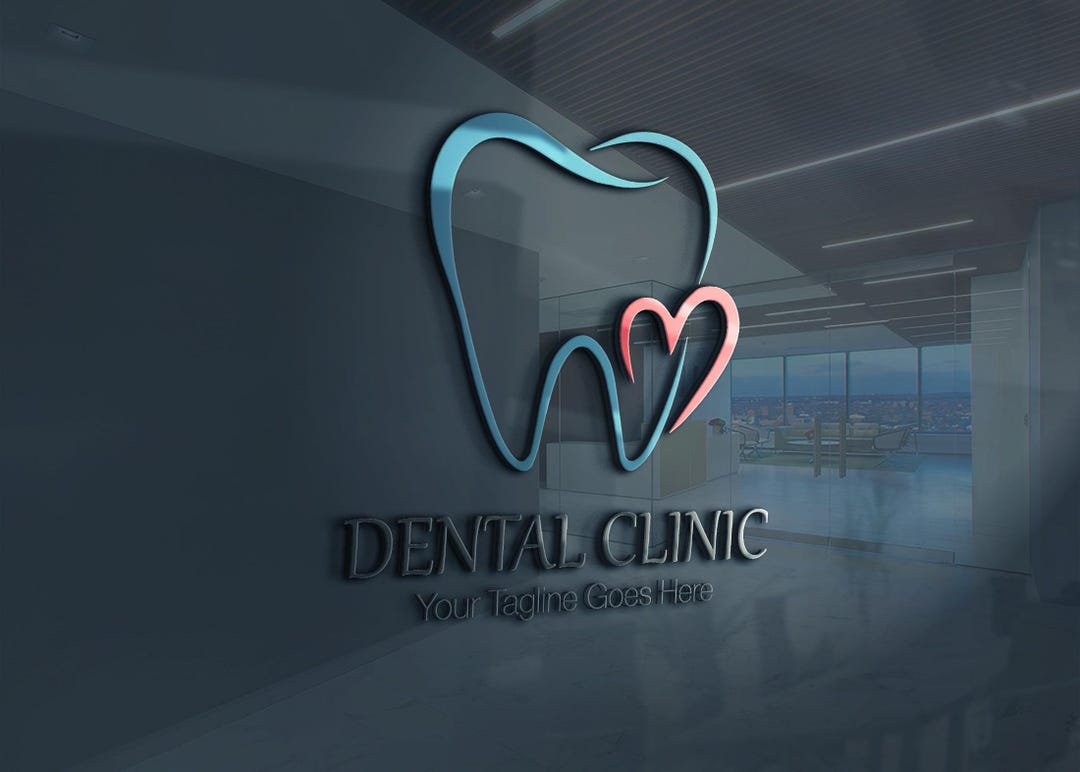 Oral Surgery Logo / Dentist Logo Design / Teeth With Heart Logo Design ...