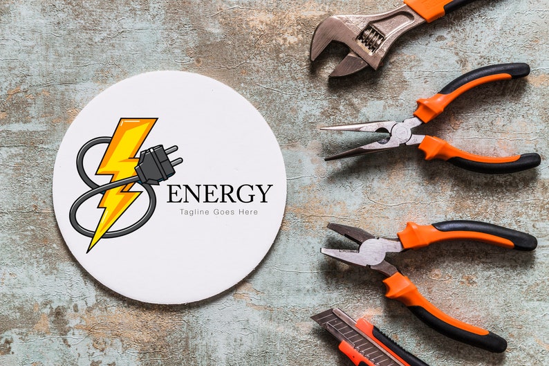 Electrical Business Logo Kit - Unique Design for Handyworkers / Modern ...