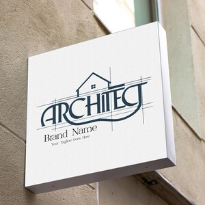 Unique Architect Logo Design / Interior Design Logo for Architecture ...