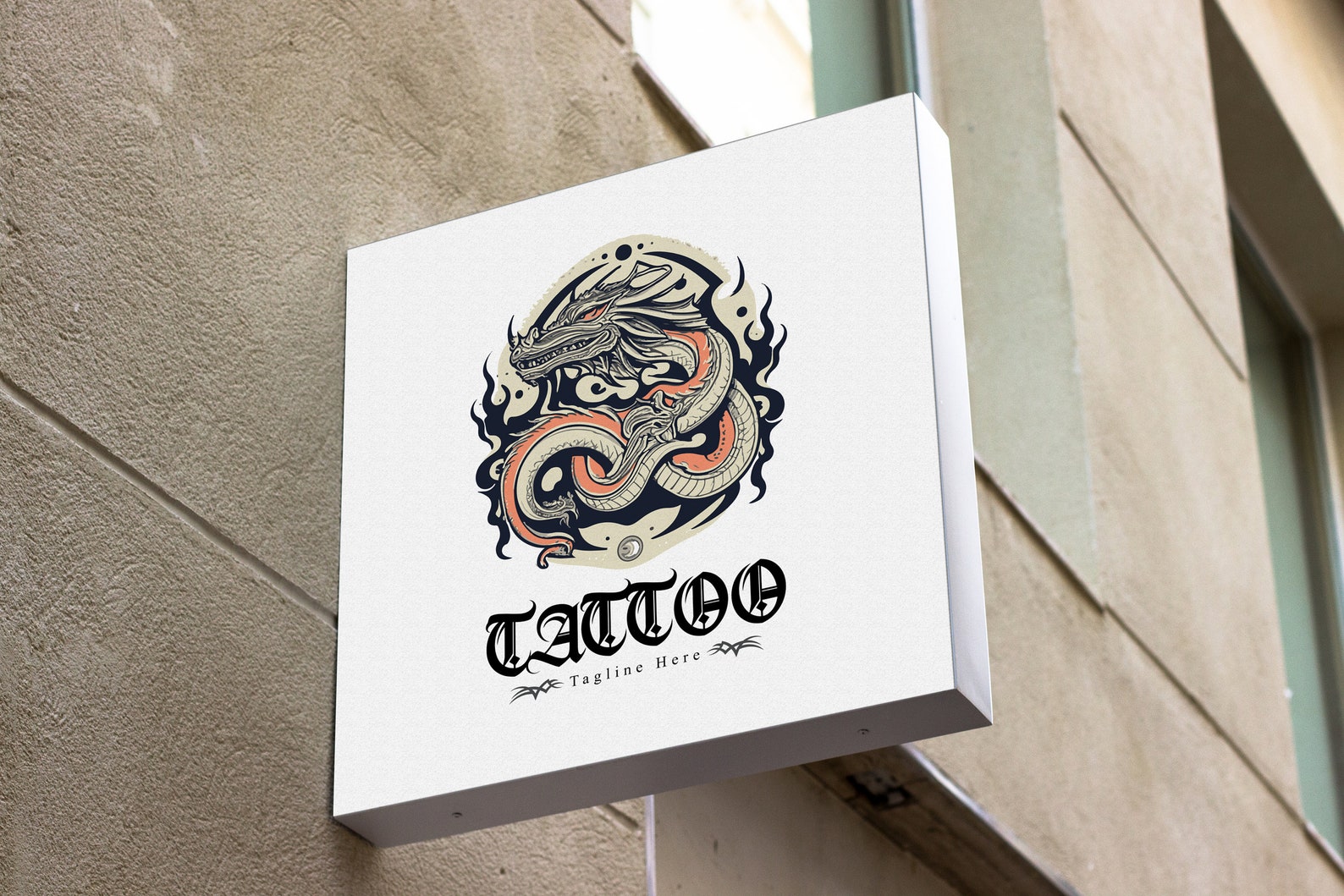 Editable Tattoo Studio Logo / Vintage Tattoo Logo Design / - Etsy