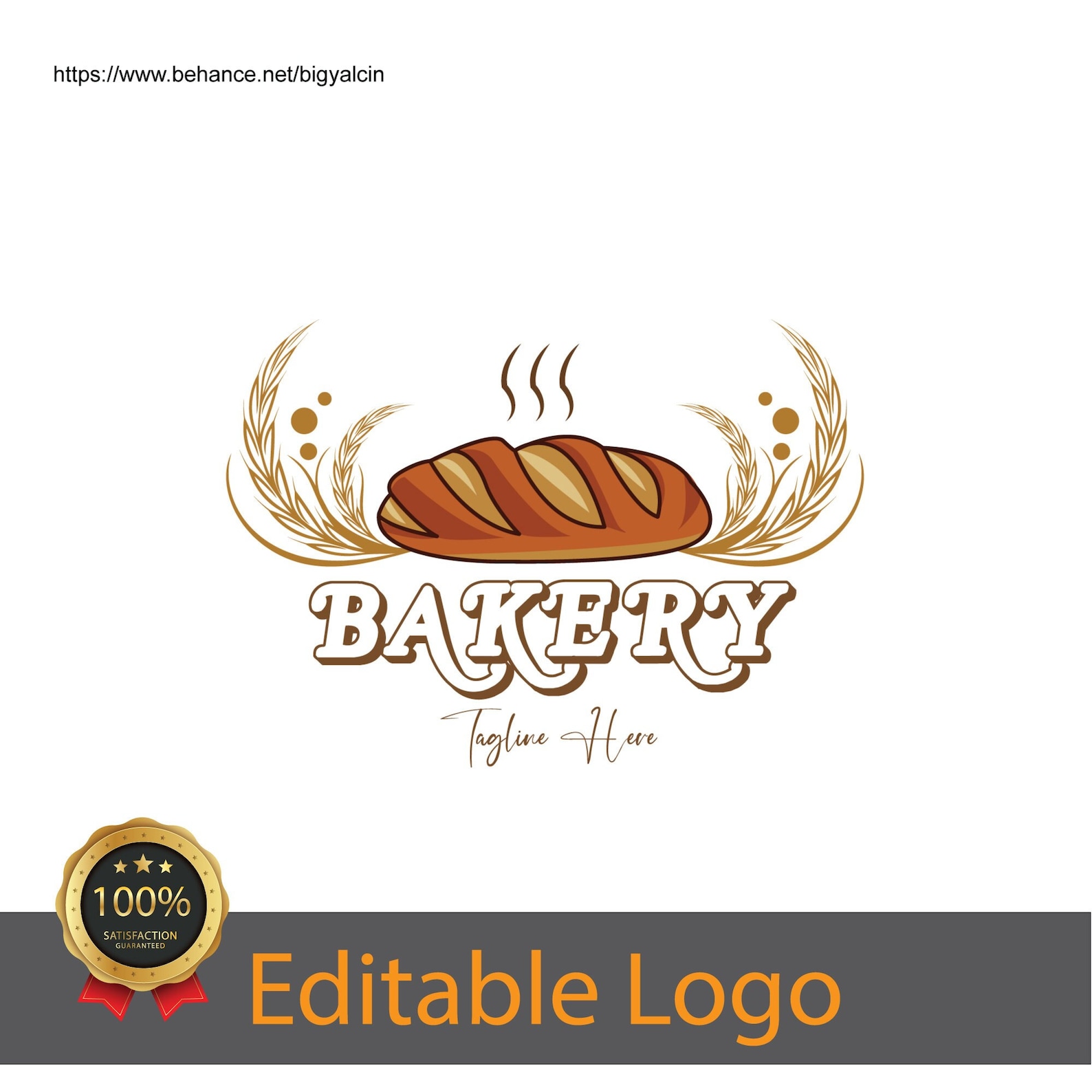 Modern Bakery Logo Design Package - Custom Pastry Shop Branding / Retro ...