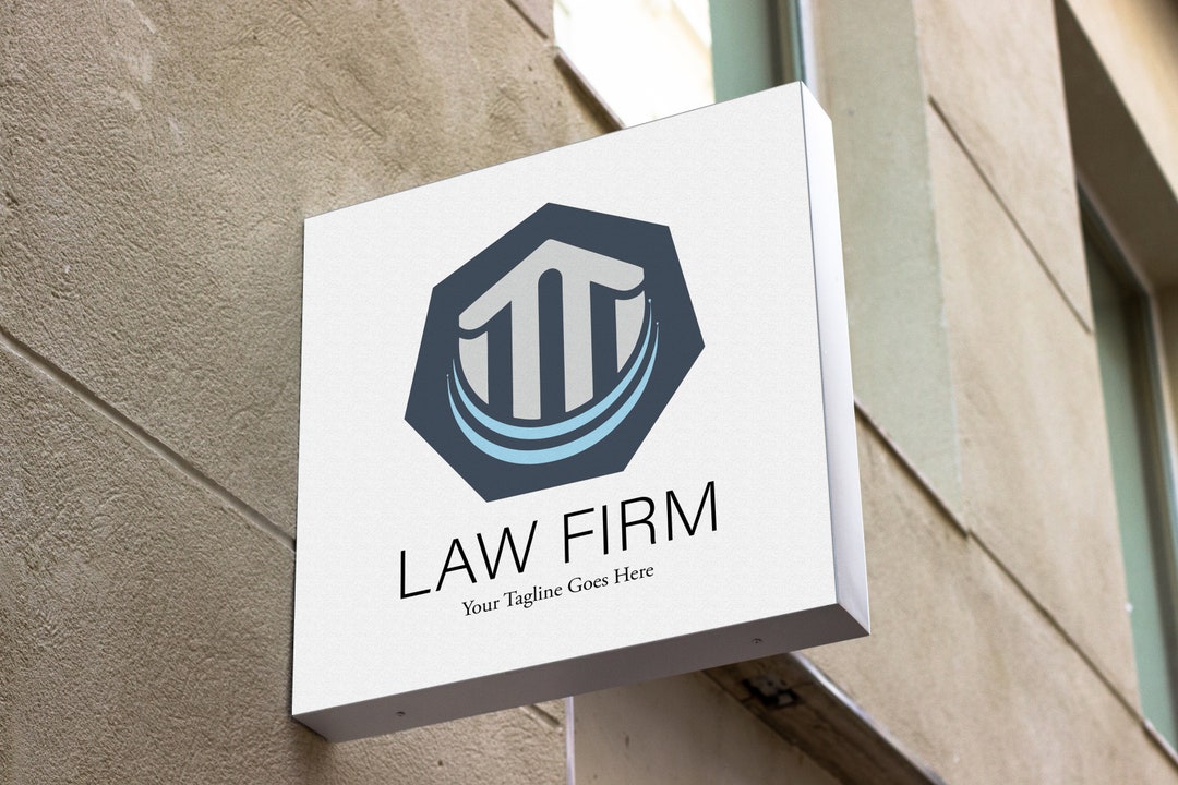 Custom Law Firm Logo Design: Professional Attorney Branding (AI, PDF ...