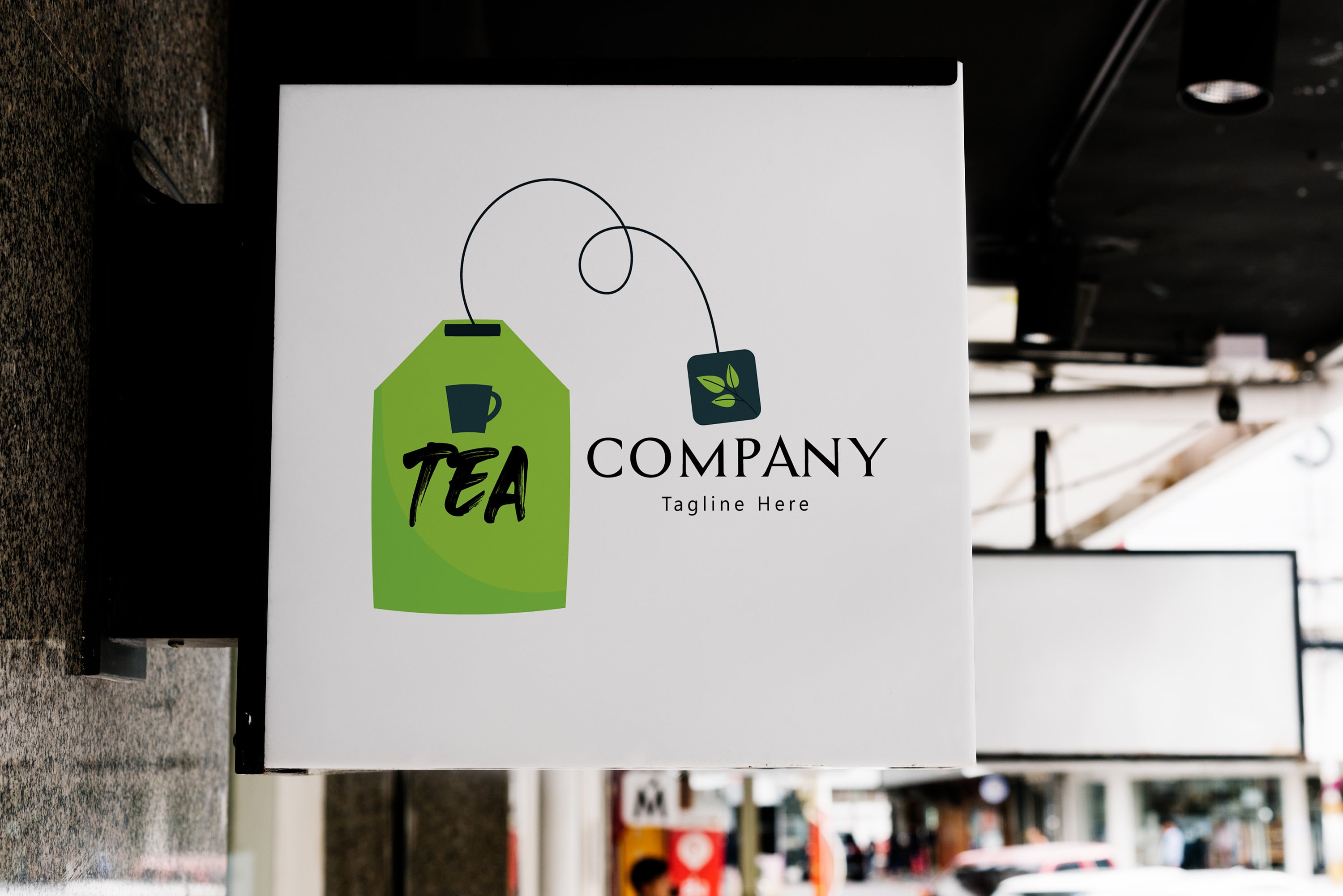 Charming Tea Shop Logo Design Customizable and Unique / Modern Cafe ...