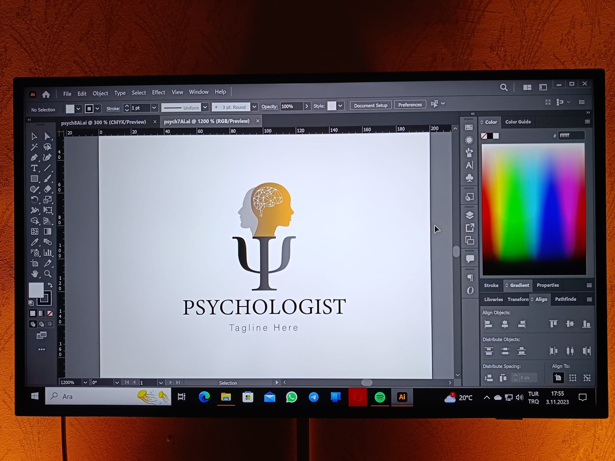 Psychiatrist Logo / Behavioral Logo Design / Spiritual Logo / - Etsy