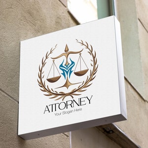 Professional Law Firm Logo Design for Lawyers / Stylish Judicial Scale ...