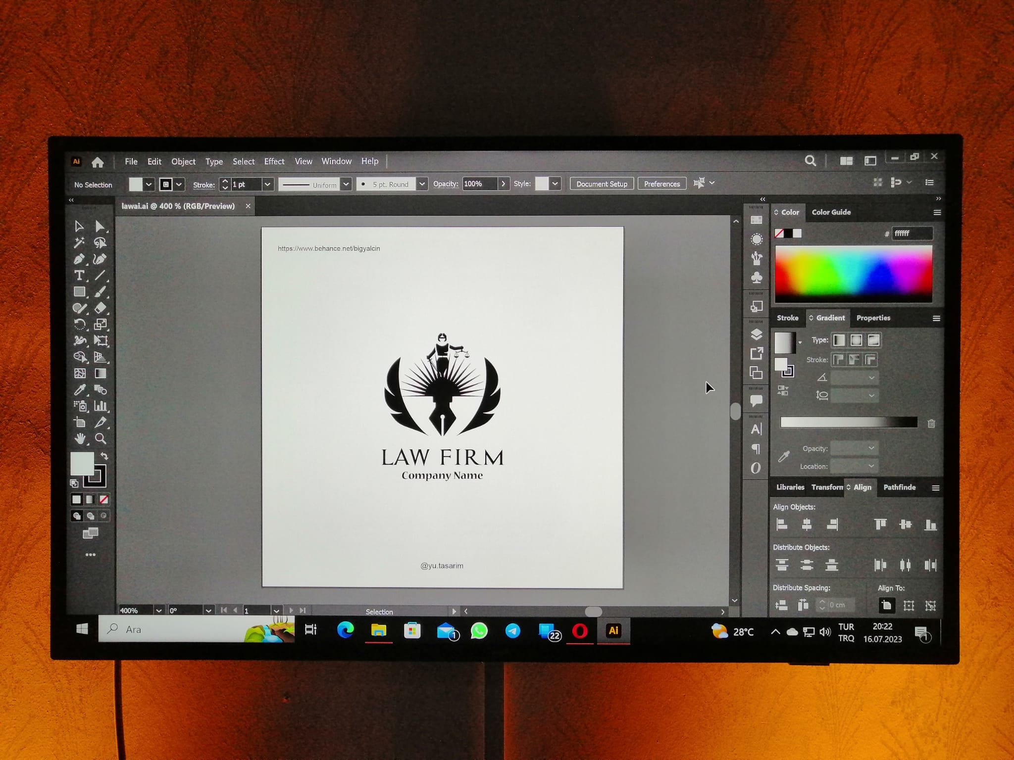 Lawyer Logo Design / Editable Law Firm Logo / Law Services Logo / Law ...